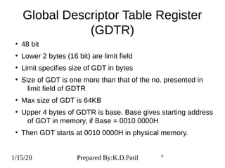 SE PAI Unit 2_Data Structures in 80386 segmentation | PDF
