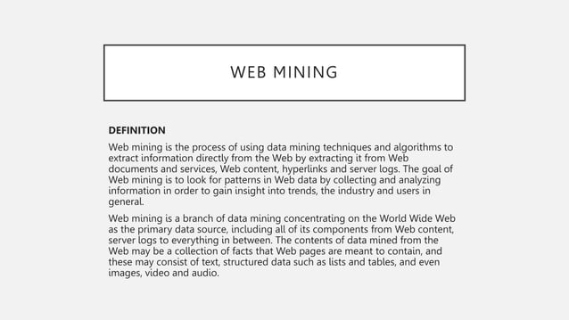 Unit 2 Data Warehousing And Data Mining Presentation Pptx
