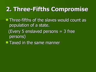 3 Compromises at the Constitutional Convention | PPT