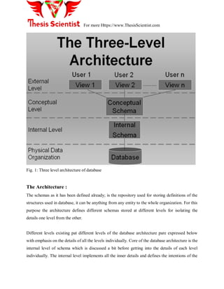 A Detail Database Architecture | PDF