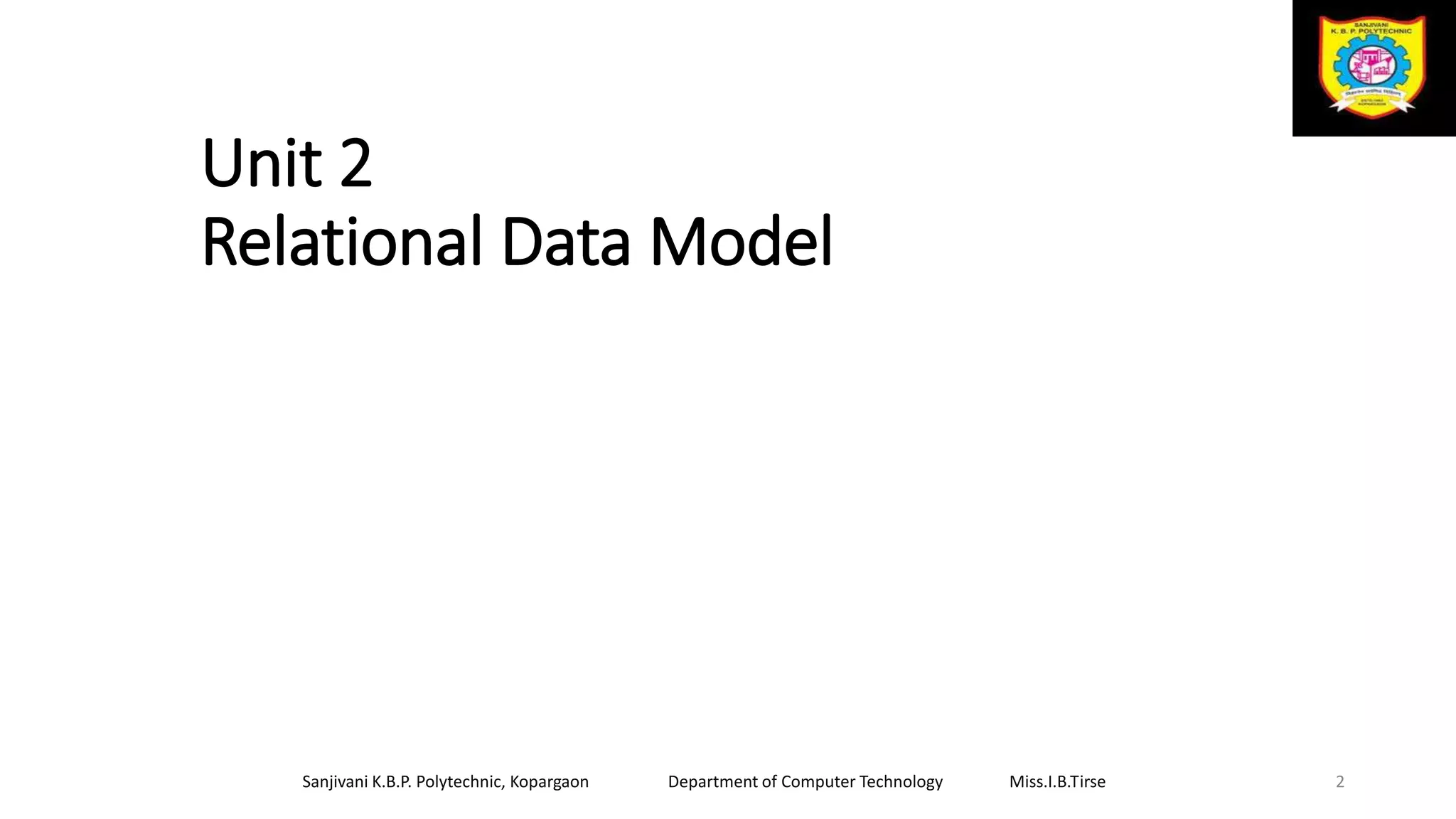 DBMS Relational Data Model .pptx