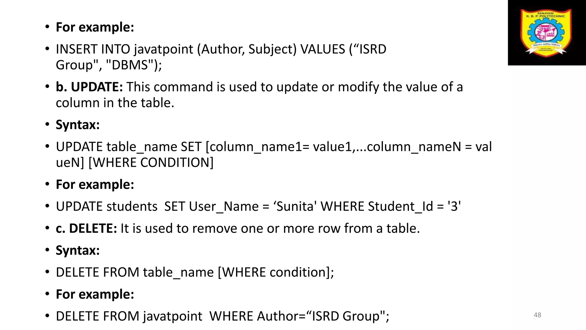 DBMS Relational Data Model .pptx