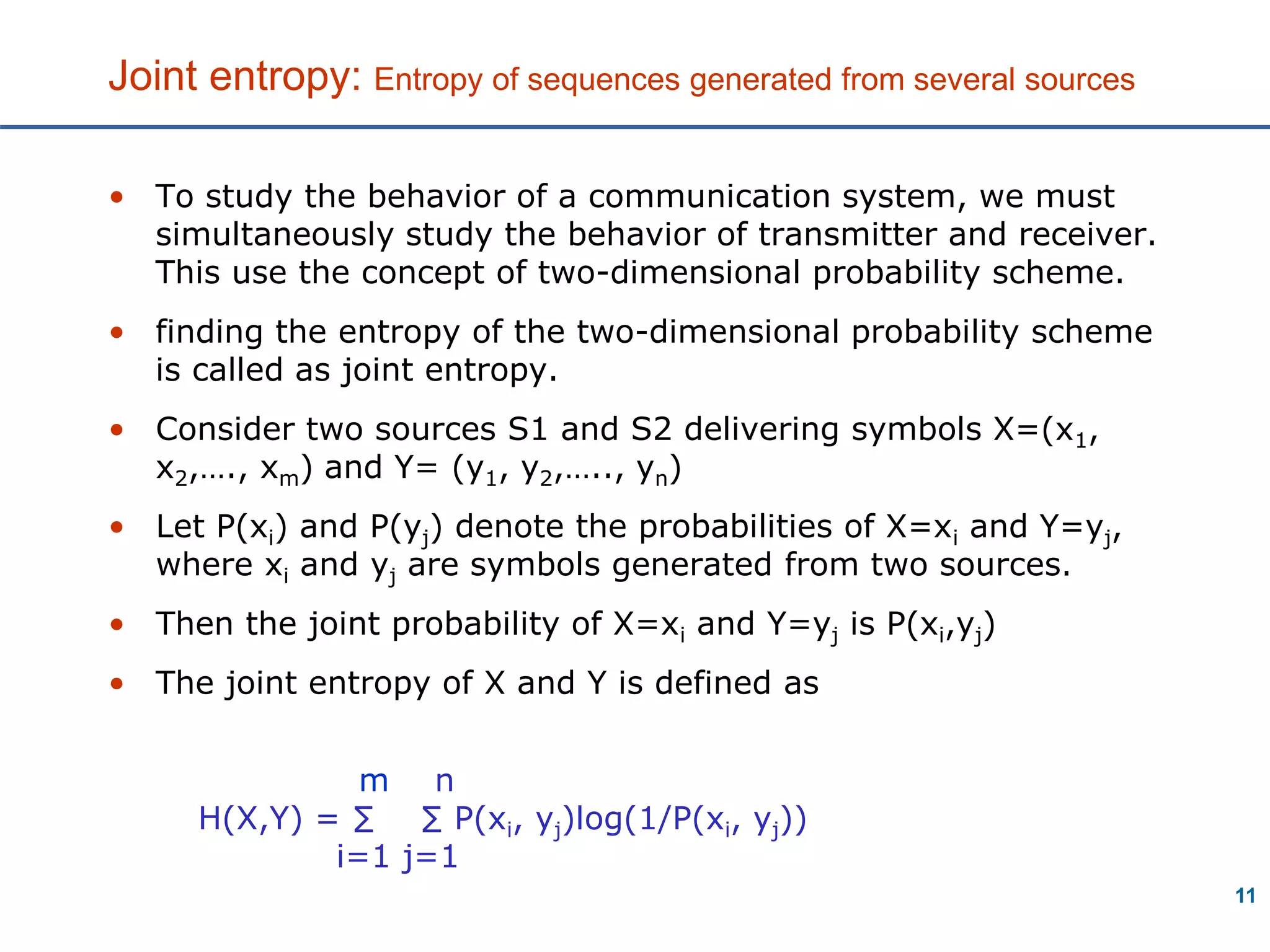 Digital Communication: Information Theory | PPT