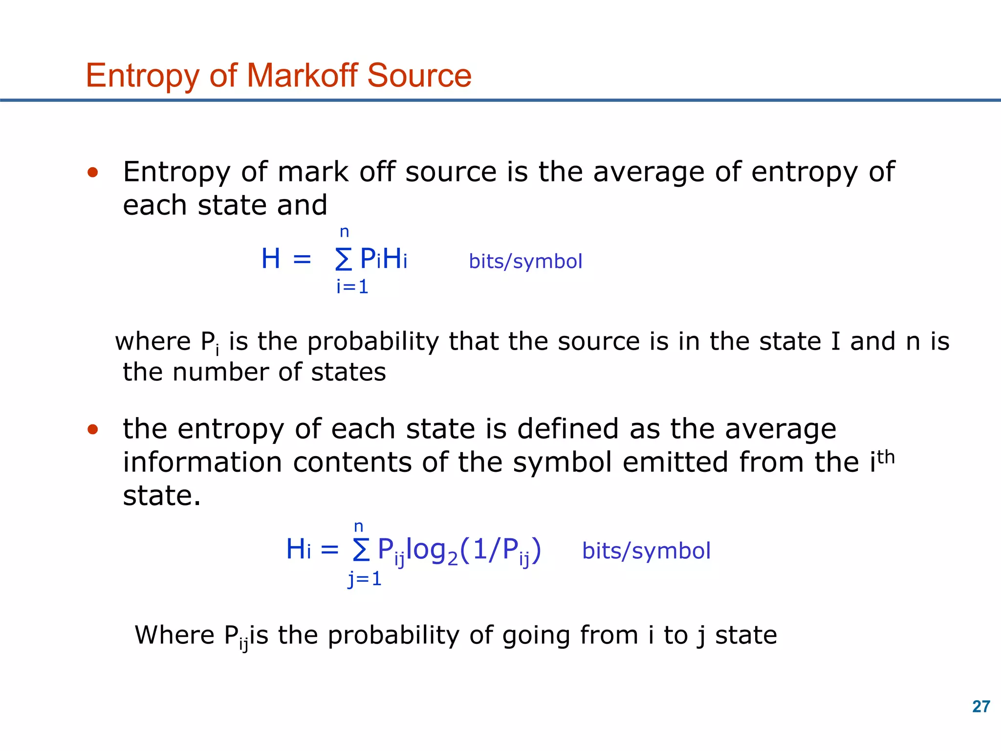 Digital Communication: Information Theory | PPT