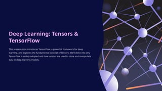 UNIT 2 DEEP LEARNING NEURAL NETWORKS CNN | PPTX