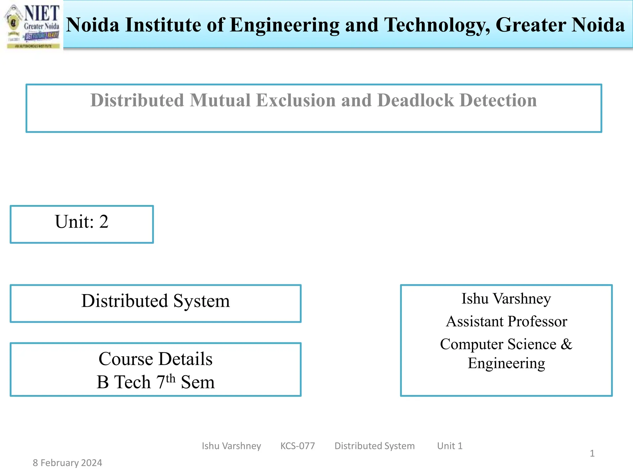 Unit 2 - presentation on Distributed System | PPTX