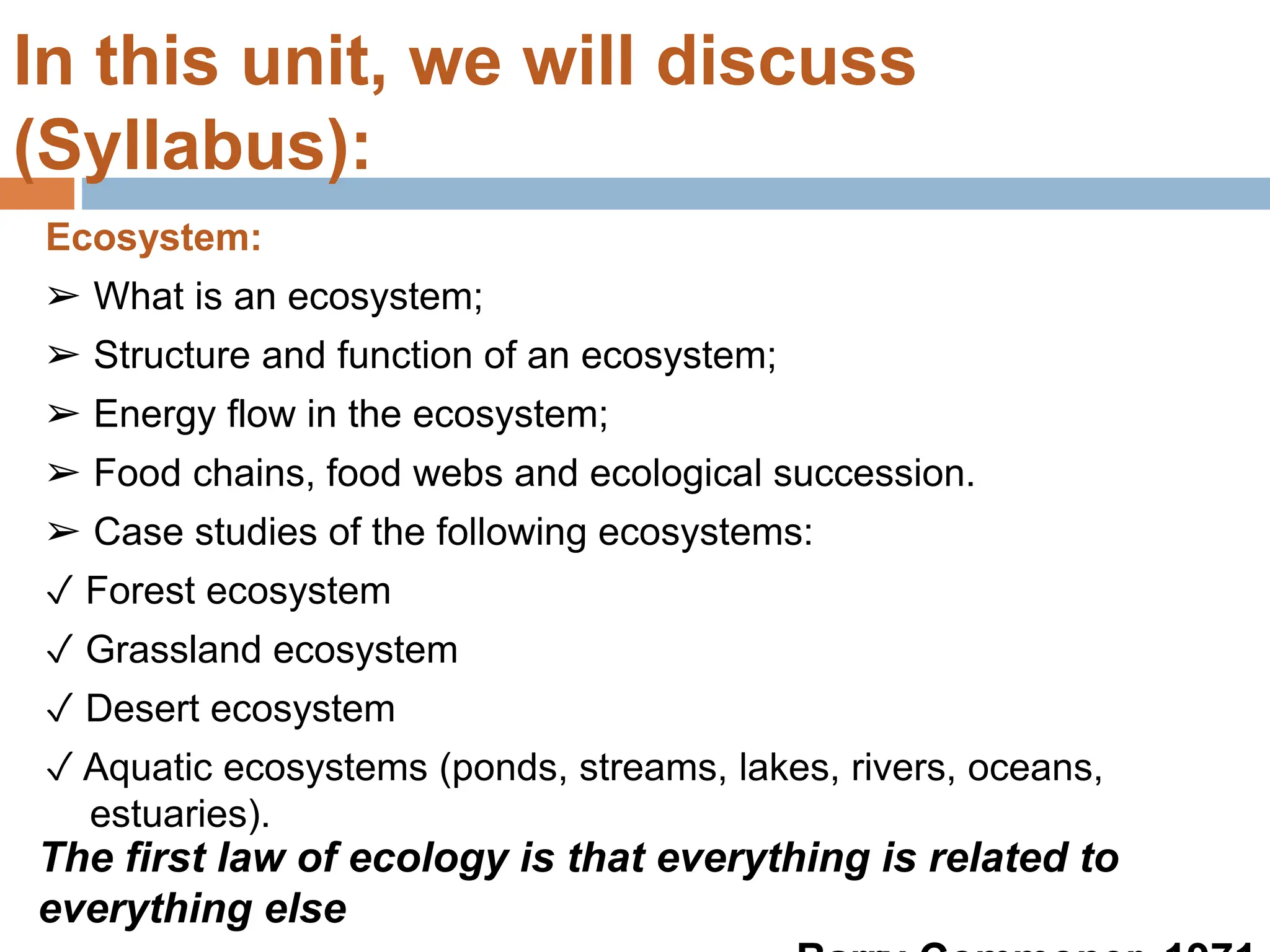 Unit 2 Ecosystem edited.pptx and environment | PPTX