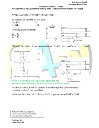 Unit 2 electric current | PDF