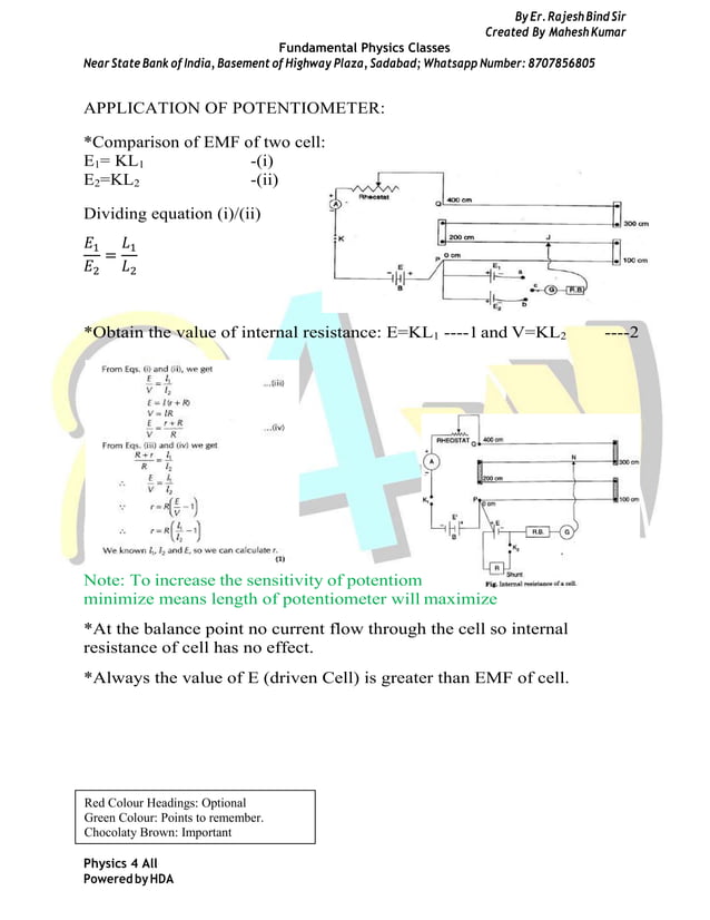 Unit 2 electric current | PDF