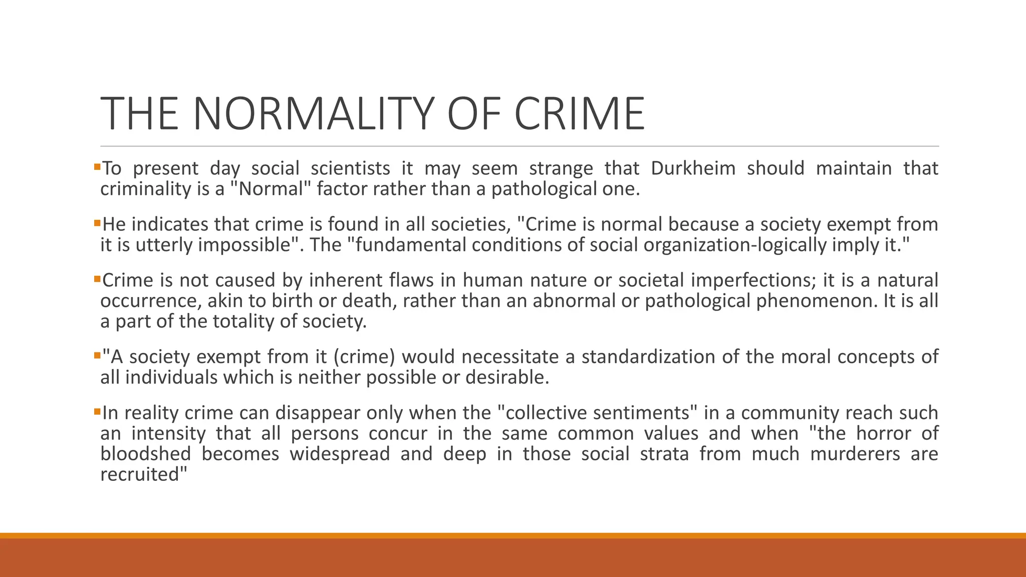 UNIT 2 EMILE DURKHEIM and his concept of social solidarity and social ...
