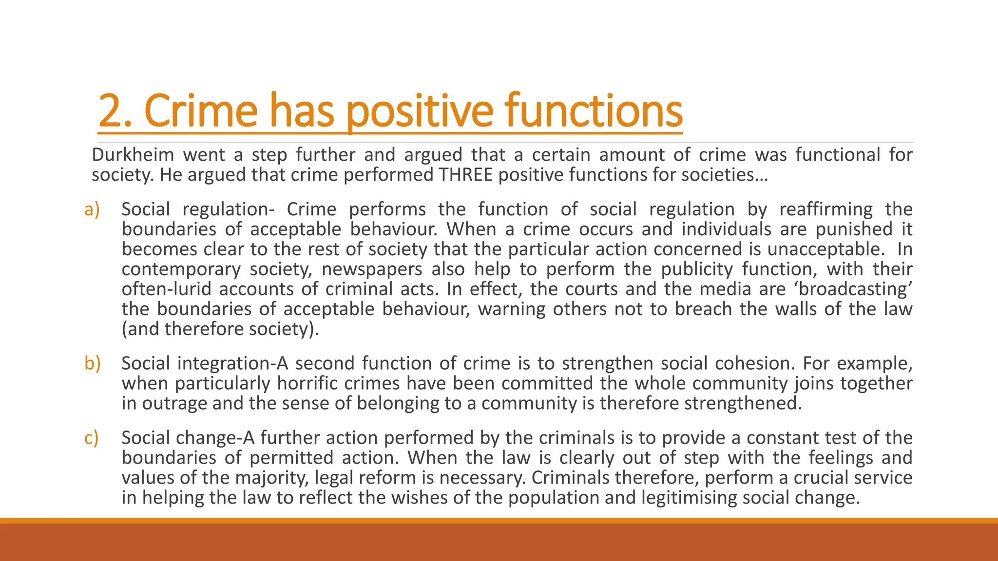 UNIT 2 EMILE DURKHEIM and his concept of social solidarity and social ...