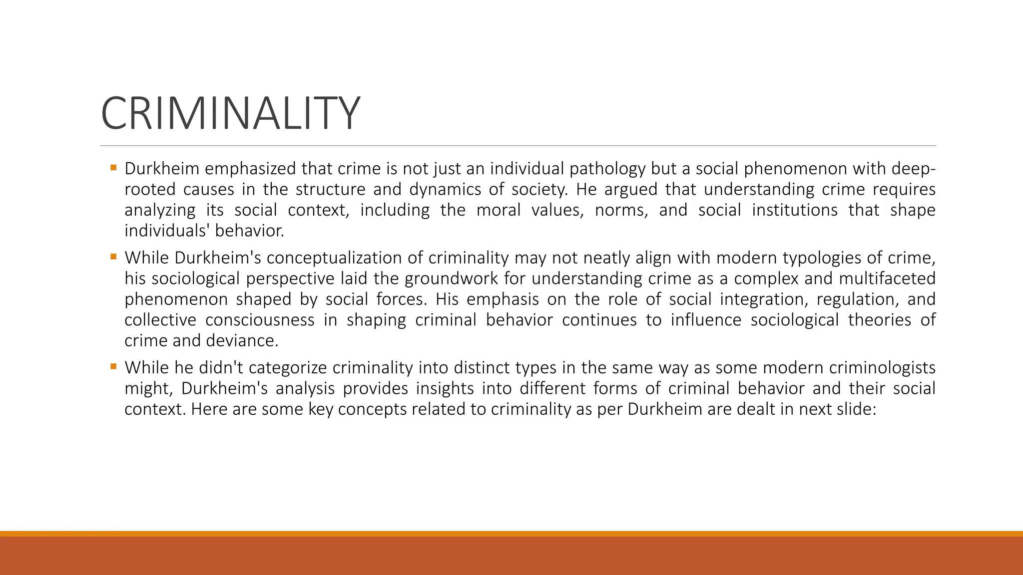 UNIT 2 EMILE DURKHEIM and his concept of social solidarity and social ...