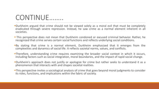 UNIT 2 EMILE DURKHEIM and his concept of social solidarity and social ...
