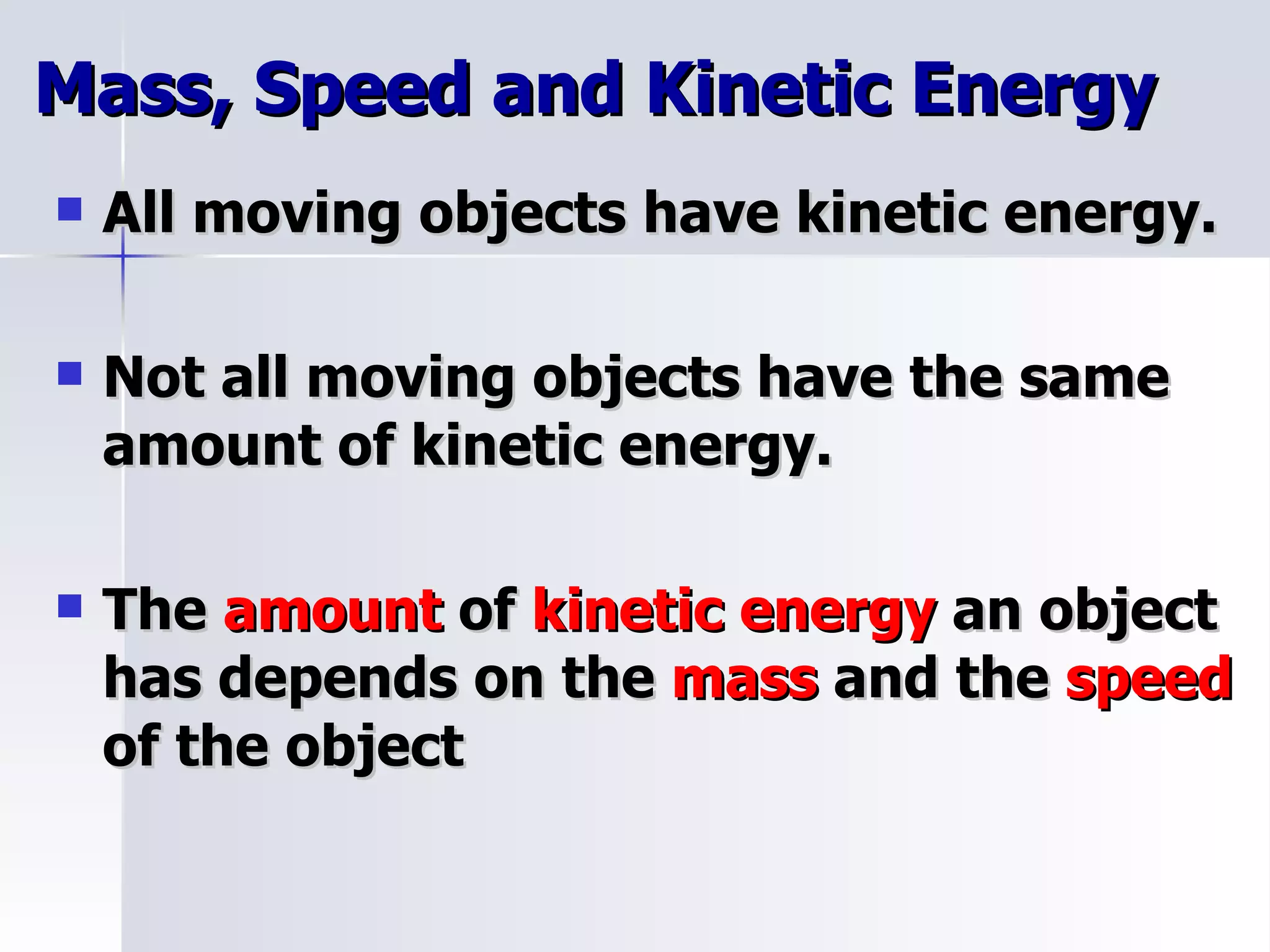 Kinetic and potential energy | PPT