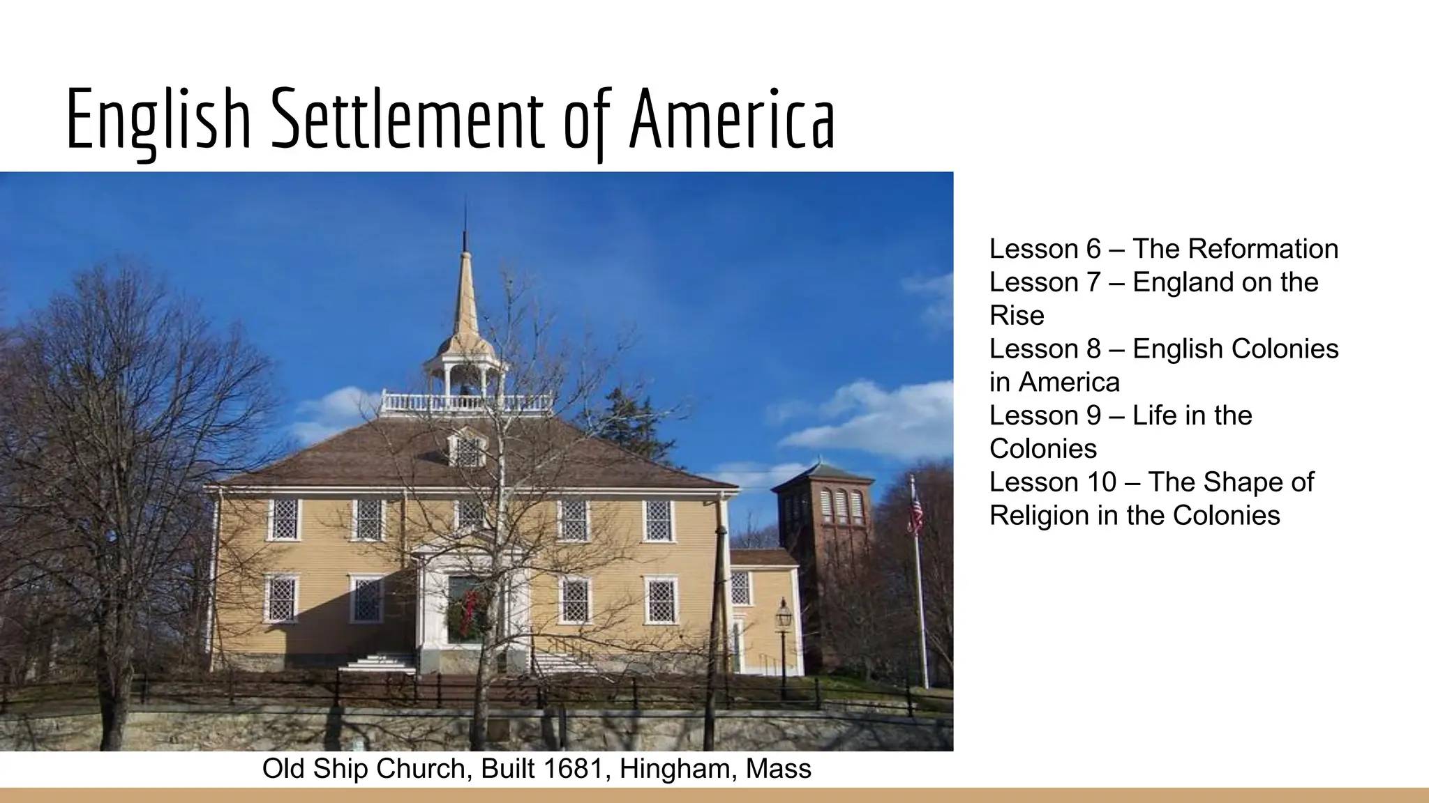 English Settlement of America Time Period | PDF