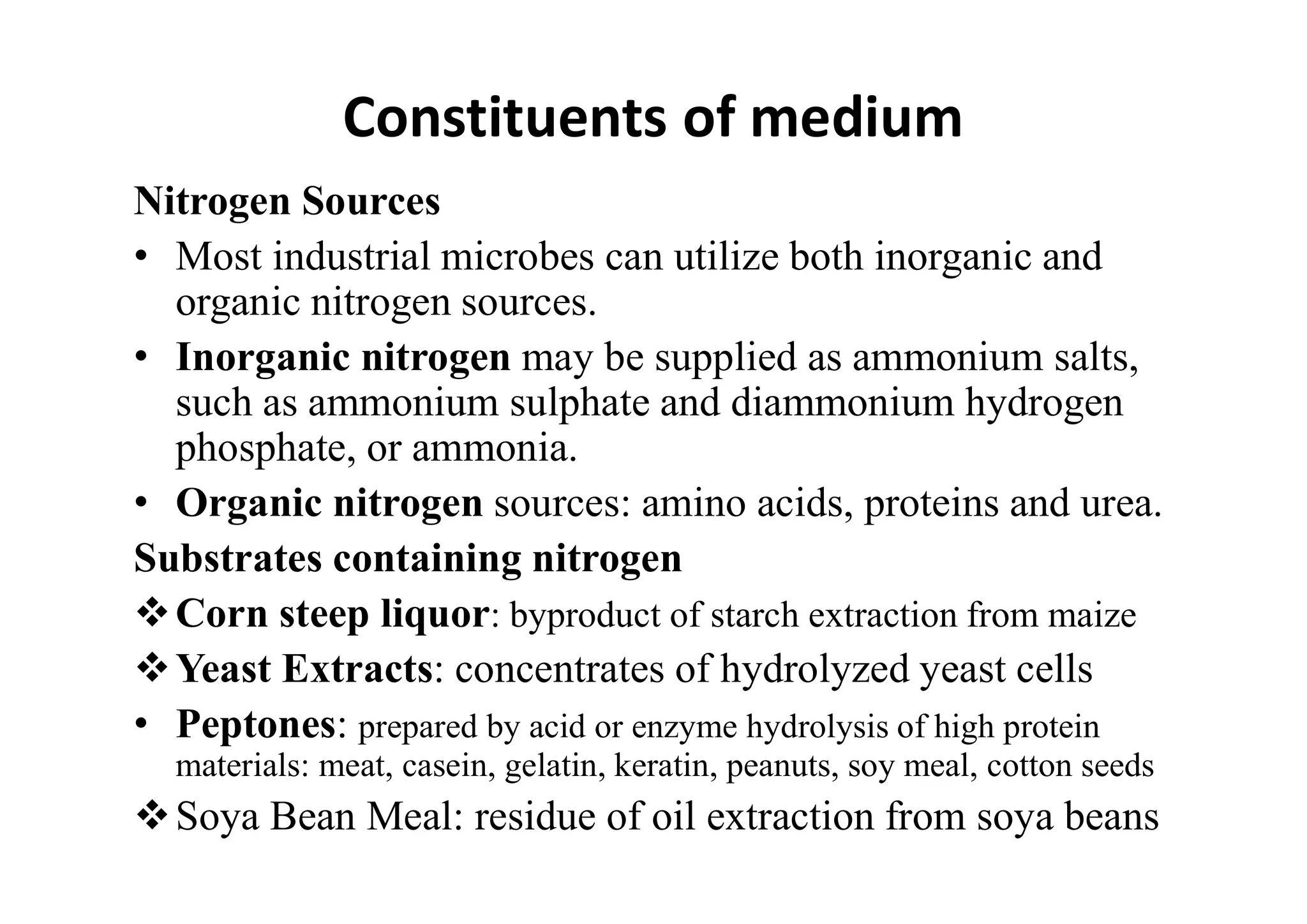 Unit 2 fermentation media and sterilization | PDF