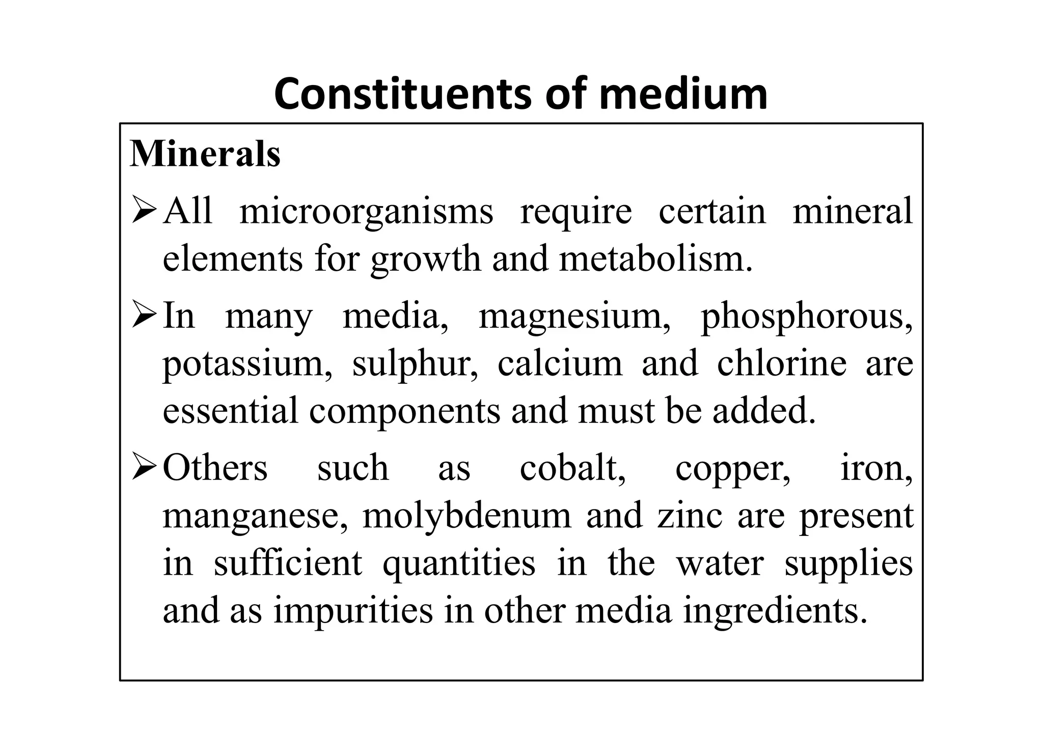 Unit 2 fermentation media and sterilization | PDF