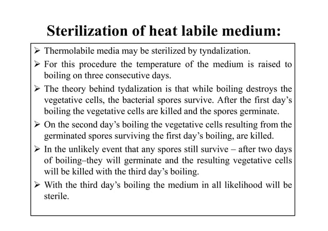 Unit 2 fermentation media and sterilization | PDF | Gardening | Home ...