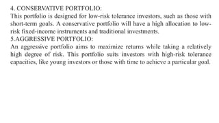 Portfolio Investment can be understood easily. | PPT