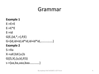 Compiler: Syntax Analysis | PPT