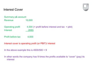 Unit 2 Liquidity and Market ratios | PPTX