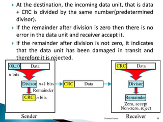 Unit 2_ Flow & Error Control in computer networks | PDF