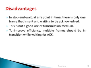Unit 2_ Flow & Error Control in computer networks | PDF