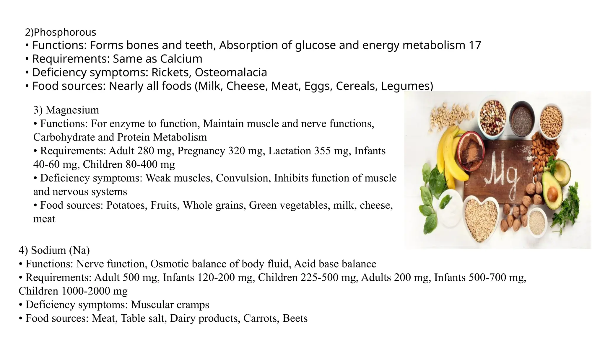 Nutrients: Macro and Micro RDA, Sources, Functions, Deficiency | PPTX