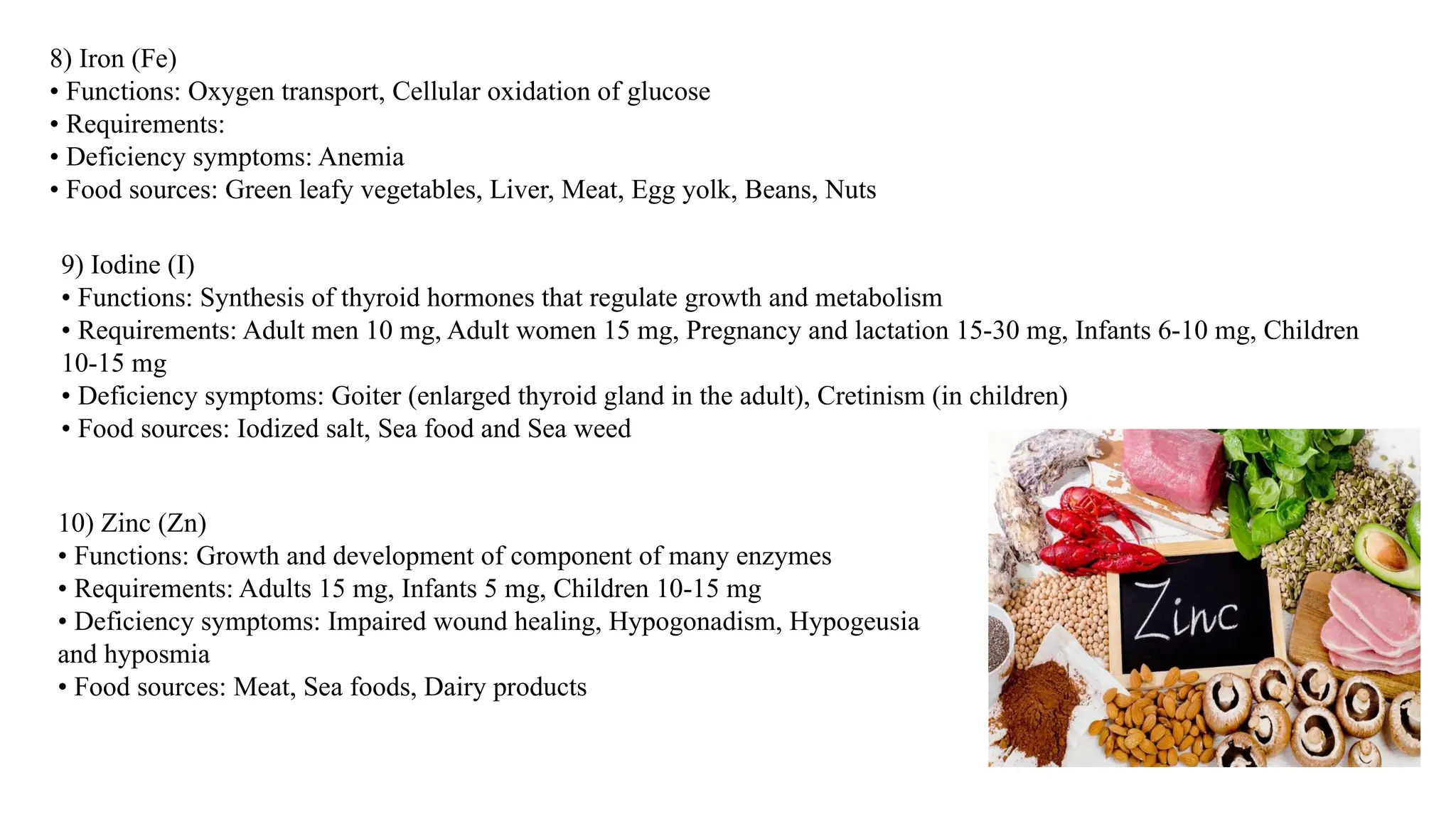 Nutrients: Macro and Micro RDA, Sources, Functions, Deficiency | PPTX