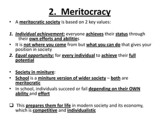 Meritocracy In Education