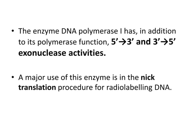 Enzymes used in Genetic Engineering | PPTX