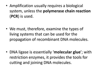 Enzymes used in Genetic Engineering | PPTX
