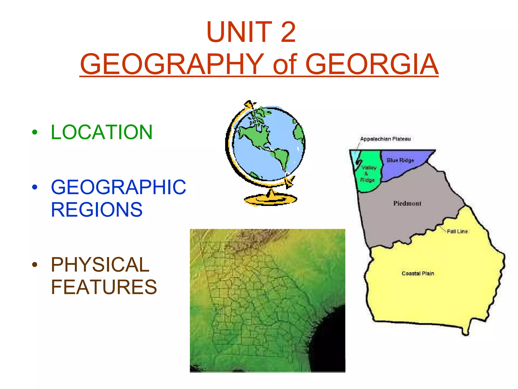 Georgia's Regions and Rivers ppt | PPT