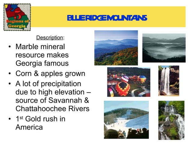 Georgia's Regions and Rivers ppt | PPT | North America Travel | Travel ...