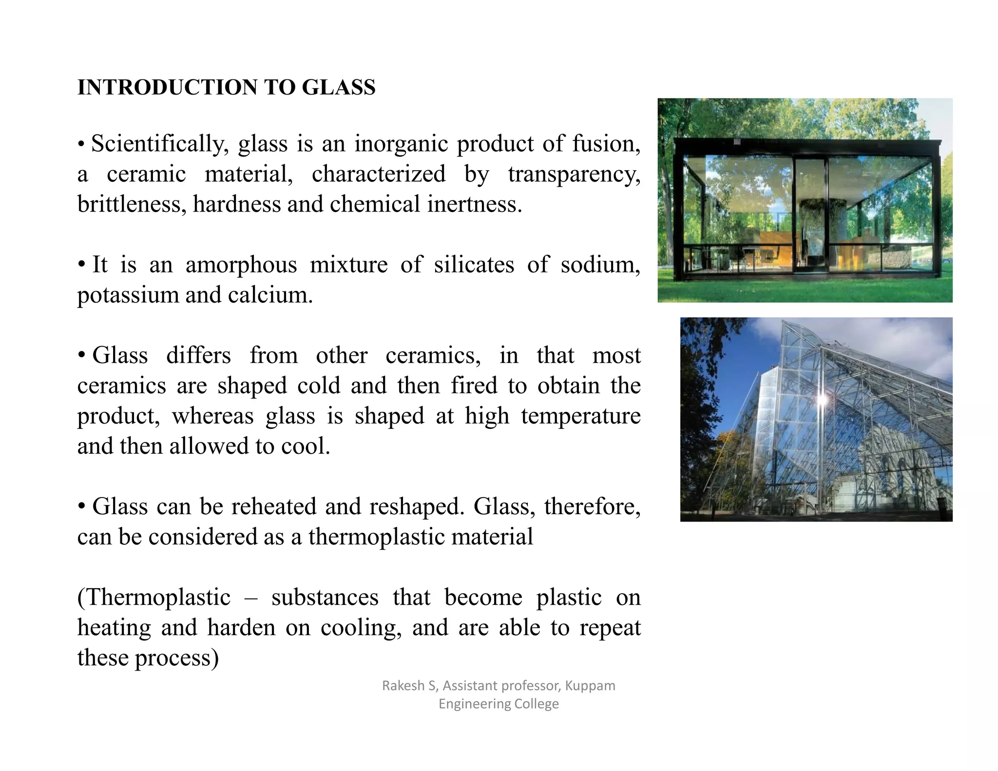 Unit 2 glass and plastic | PDF