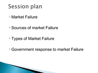 Unit 2 government response to market failure | PPT