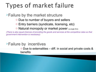 Unit 2 government response to market failure | PPT