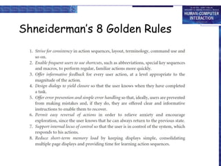 Unit 2 HCI DESIGN RULES AND DESIGN PATTERNS | PPT