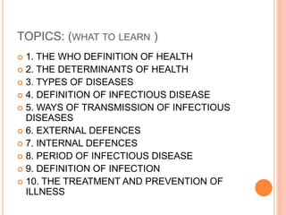 Unit 2 health and disease | PPTX