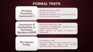 MSD ASSESSMENT MASLP | PPTX