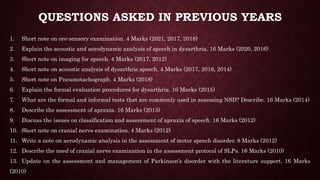 MSD ASSESSMENT MASLP | PPTX