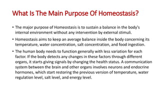 Unit 2 homeostasis and adaptation | PDF