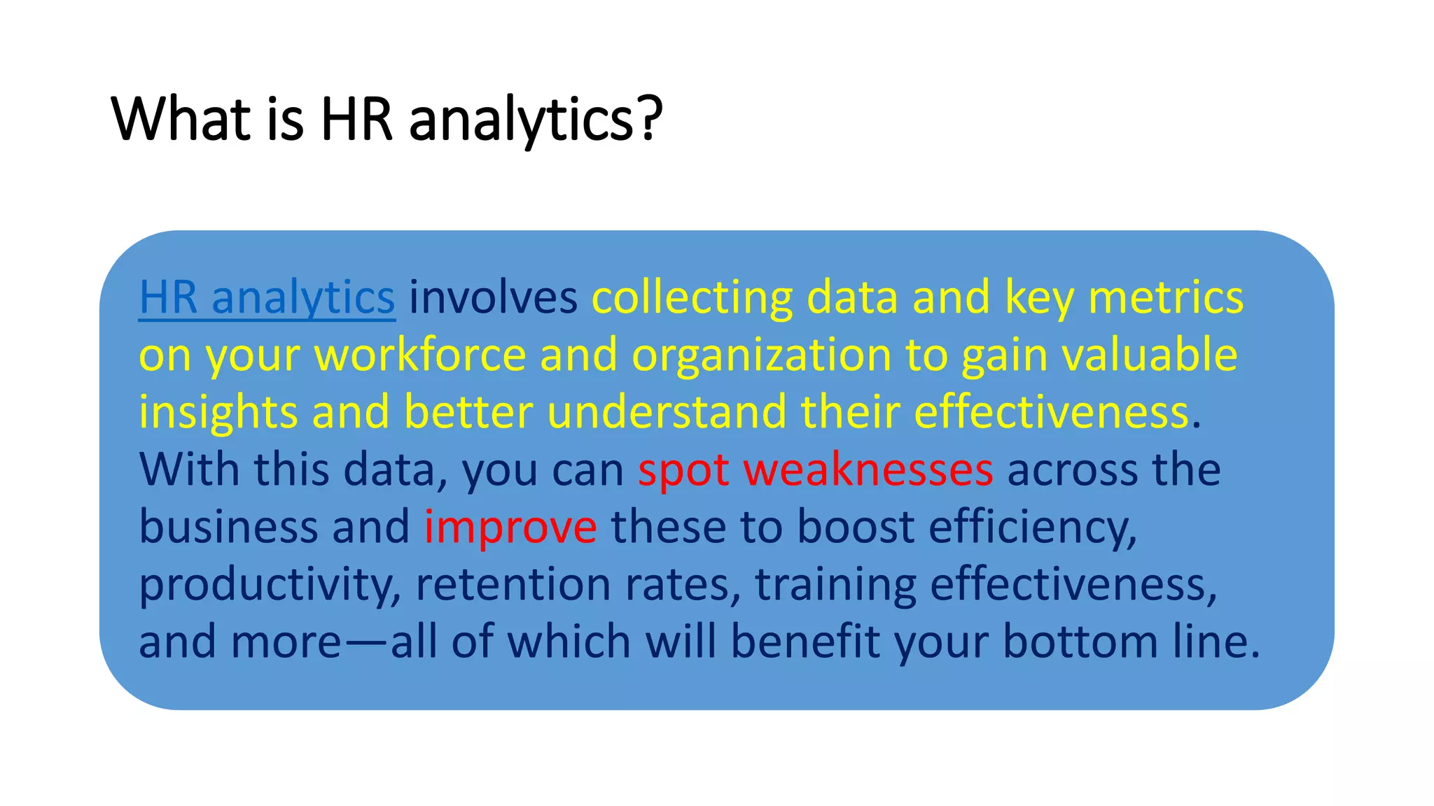 Human Resource Analytics | PPTX