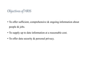 unit 2 HRIS.ppt human resource information system | PPT
