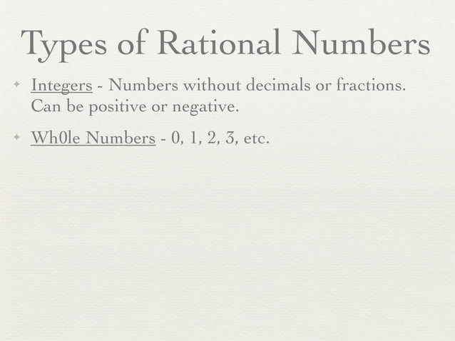 Unit 2 Hw1 Rational Numbers | Ppt