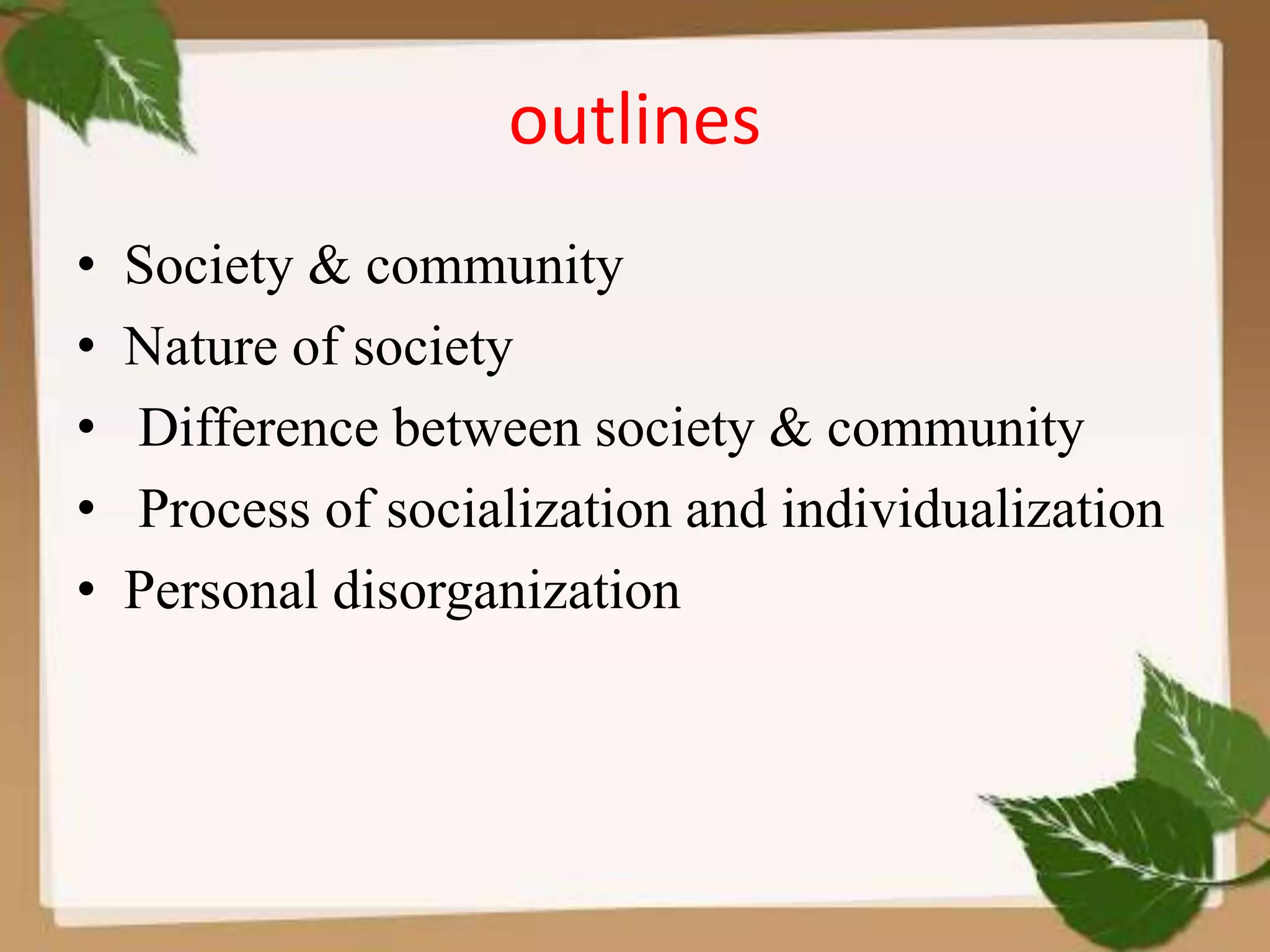 Unit 2 individual & society | PPTX