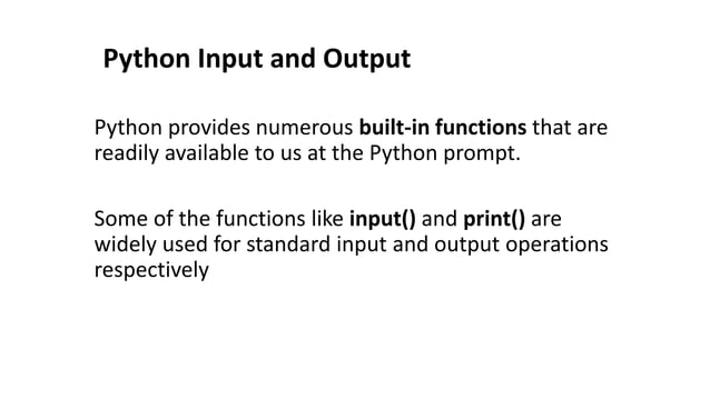 Unit2 input output | PPT