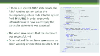 Unit 2 - Object Navigator, Repository and ABAP Programs | PPTX