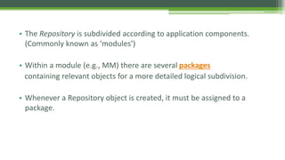 Unit 2 - Object Navigator, Repository and ABAP Programs | PPTX