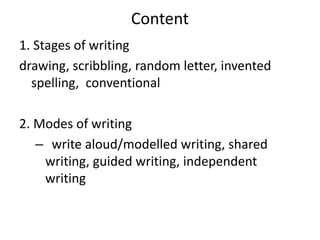 Unit 2 intro to writing | PPTX